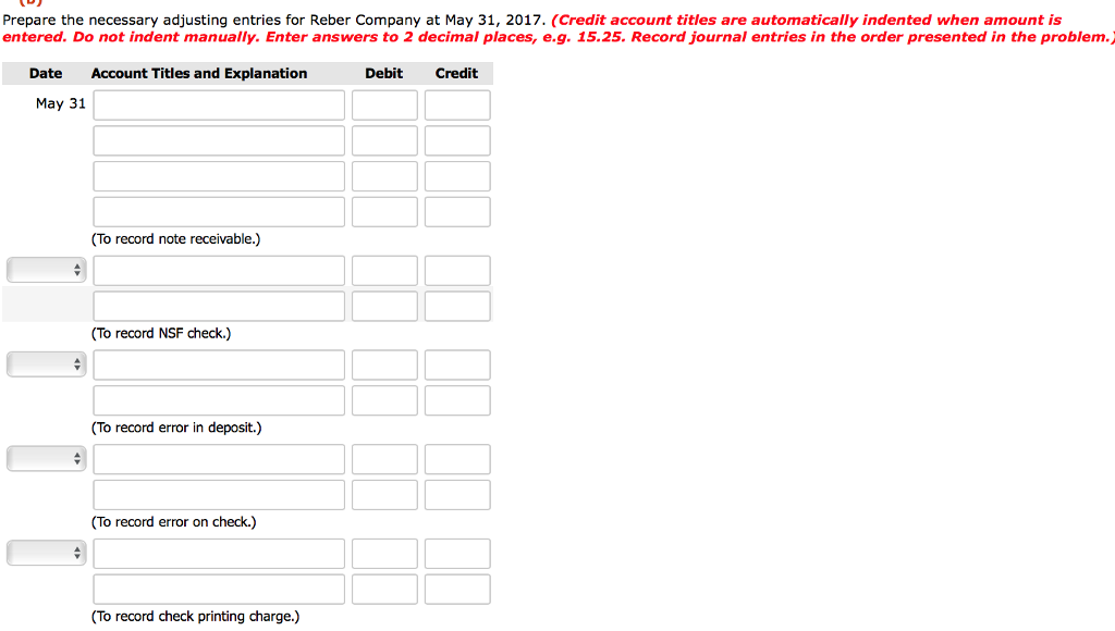 Solved Problem 8-3A (Part Level Submission) On May 31, | Chegg.com