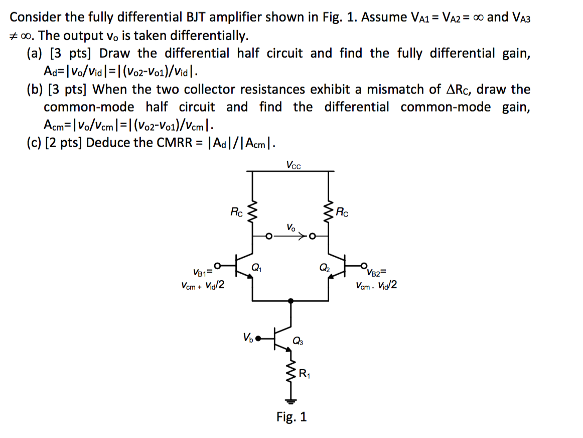 Solved Assume transistors are in active regions unless you | Chegg.com