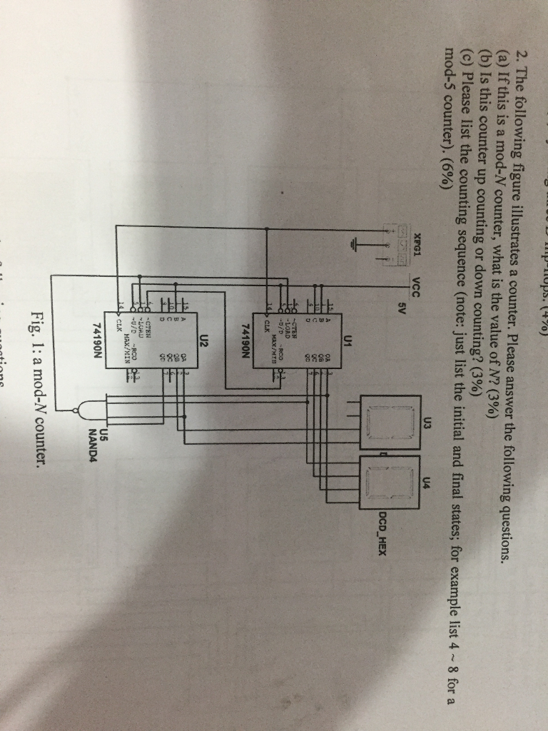 Solved 2. The following figure illustrates a counter. Please | Chegg.com