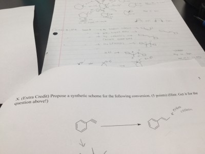 Solved Propose a synthetic scheme for the following | Chegg.com