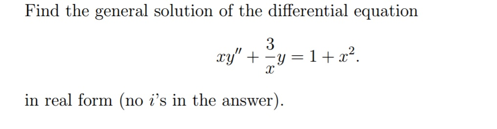 Solved Find the general solution of the differential | Chegg.com