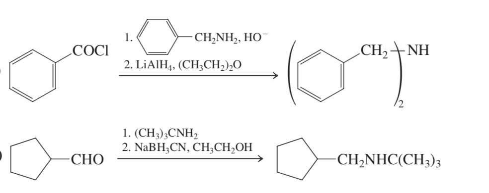 Solved CH2NH2, HO COCI CH2NH 2. LiAIH, (CH,CH220 /2 1. | Chegg.com