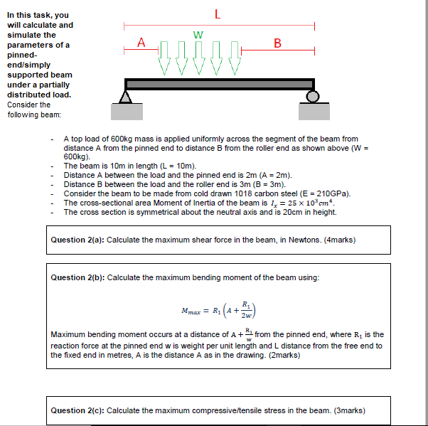 Solved In this task, you will calculate and simulate the | Chegg.com
