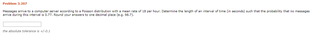Solved Messages arrive to a computer server according to a | Chegg.com
