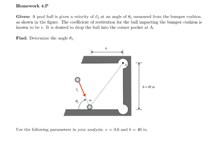 A pool ball is given a velocity of v_1vector at an | Chegg.com