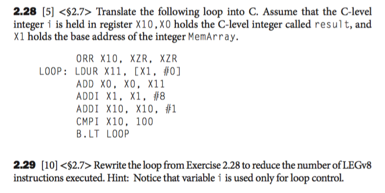 Solved Translate the following loop into C. Assume that the | Chegg.com