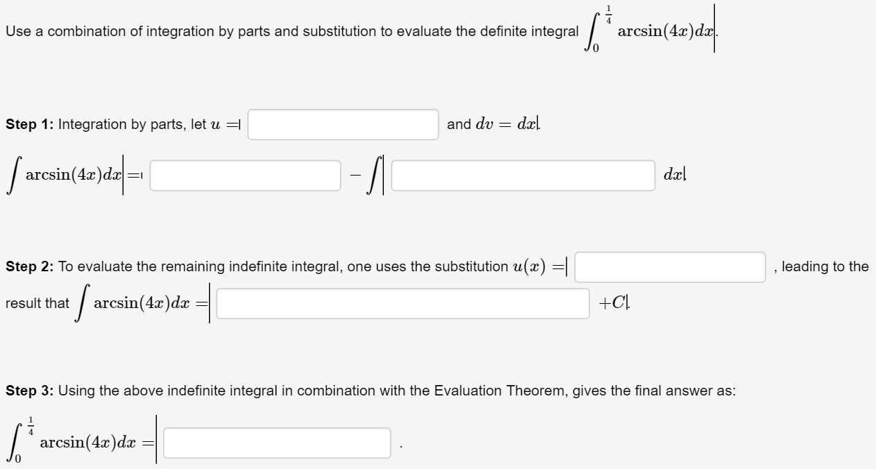 Solved Use a combination of integration by parts and | Chegg.com