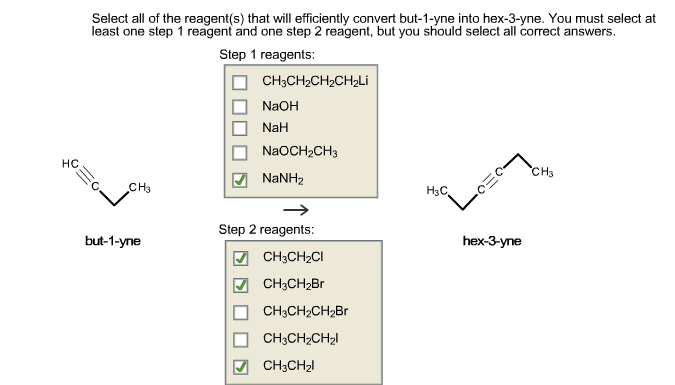 Solved Select all of the reagent(s) that will efficiently | Chegg.com
