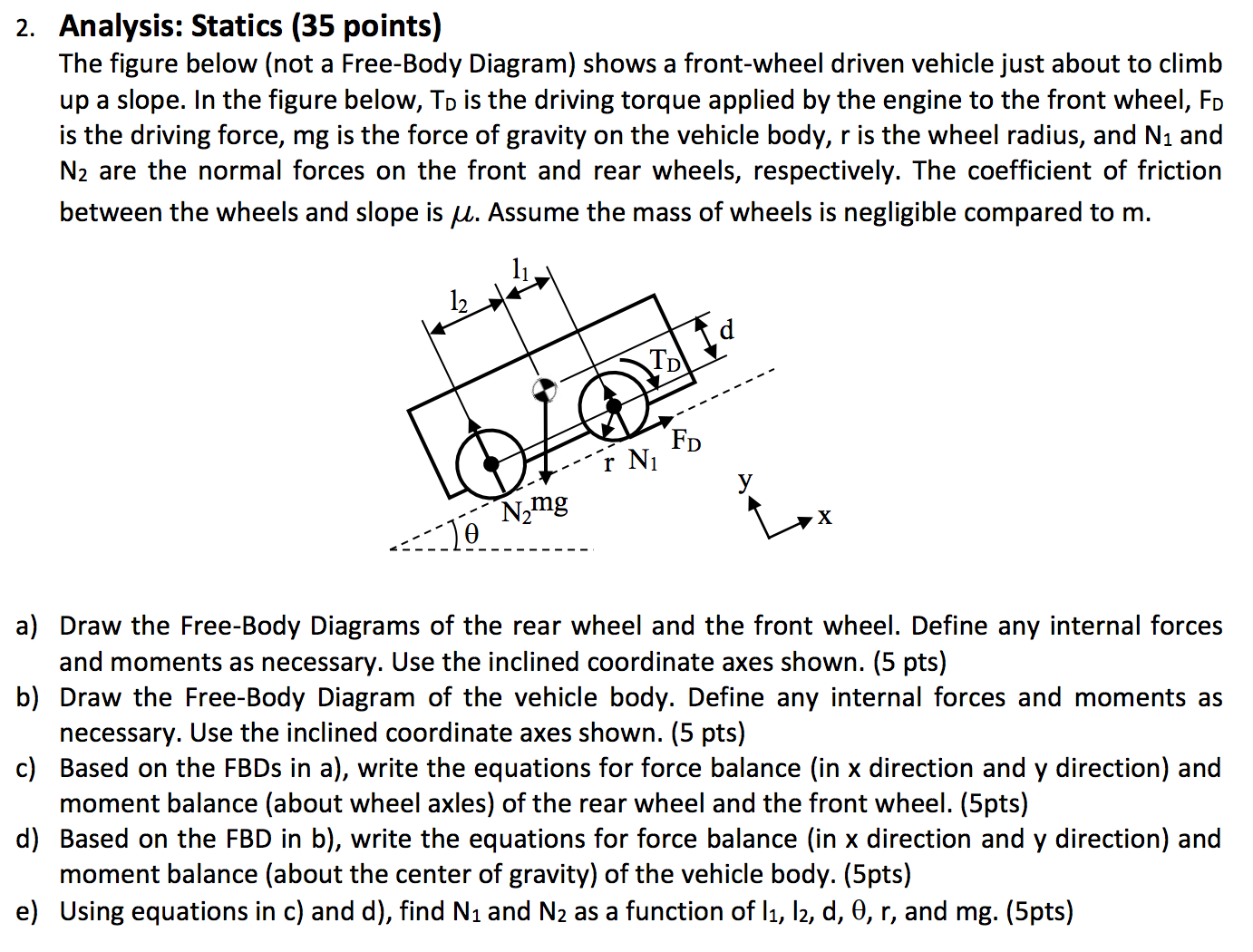 Solved The figure below (not a Free-Body Diagram) shows a | Chegg.com
