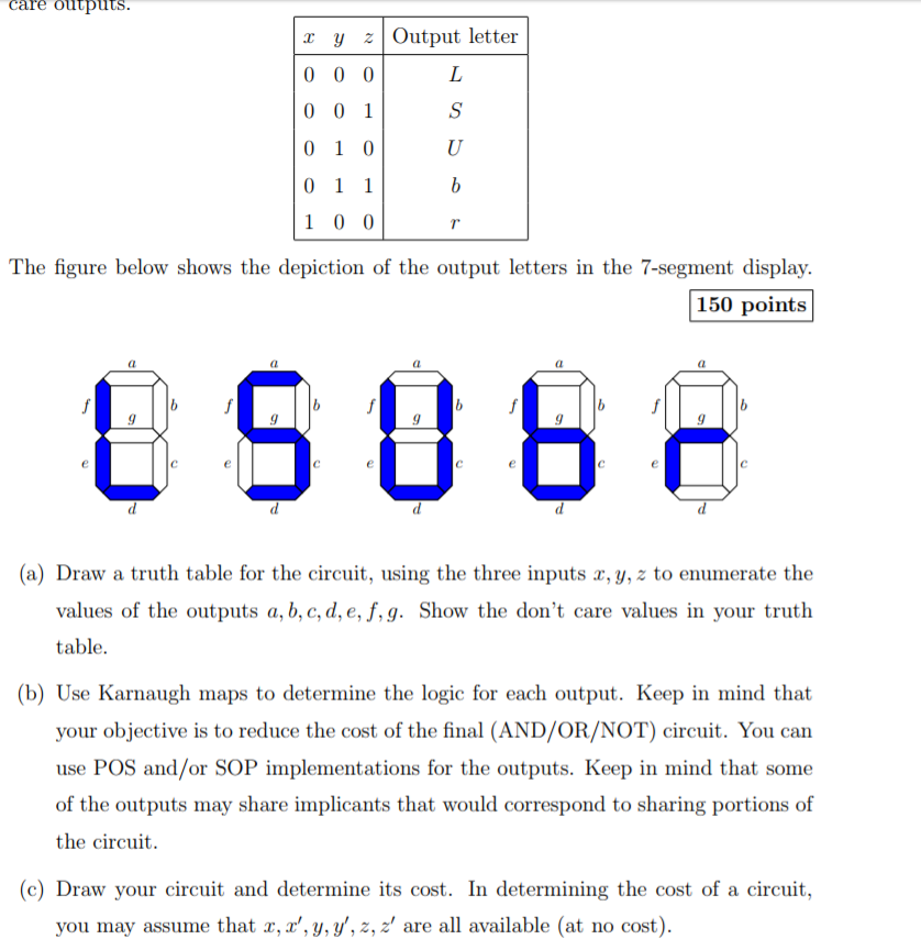 Solved just part a and b. This problem is about designing | Chegg.com