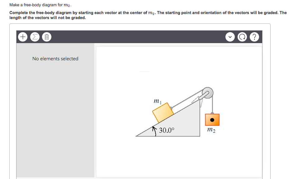 Solved Make a free-body diagram for m1 Complete the | Chegg.com