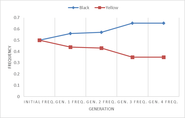 Genetic Drift Graph
