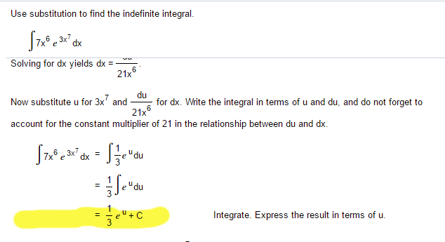 Solved Use substitution to find the indefinite integral. | Chegg.com