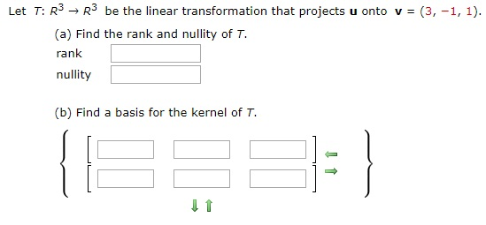 Solved Let T: R, R3 be the linear transformation that | Chegg.com