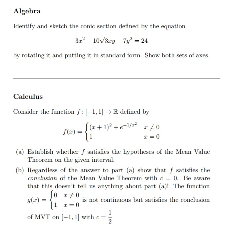 Solved Algebra Identify and sketch the conic section defined | Chegg.com