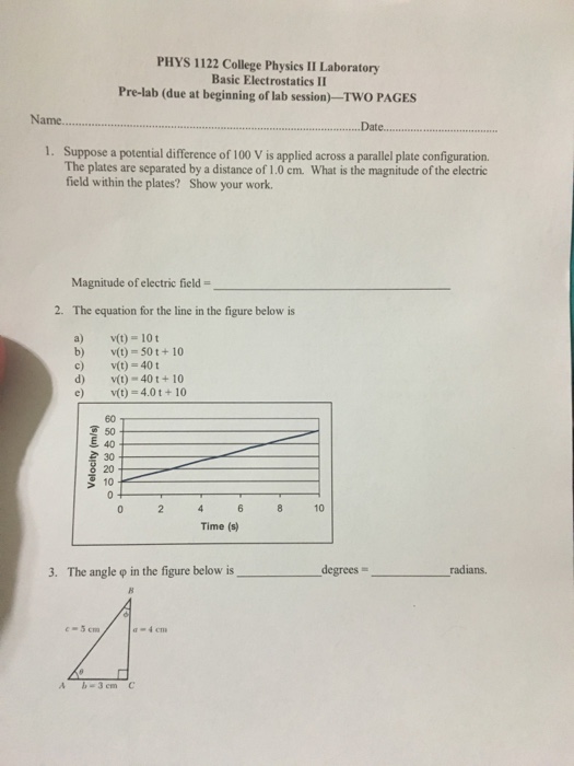 Solved These questions are for an algebra based physics 2 | Chegg.com