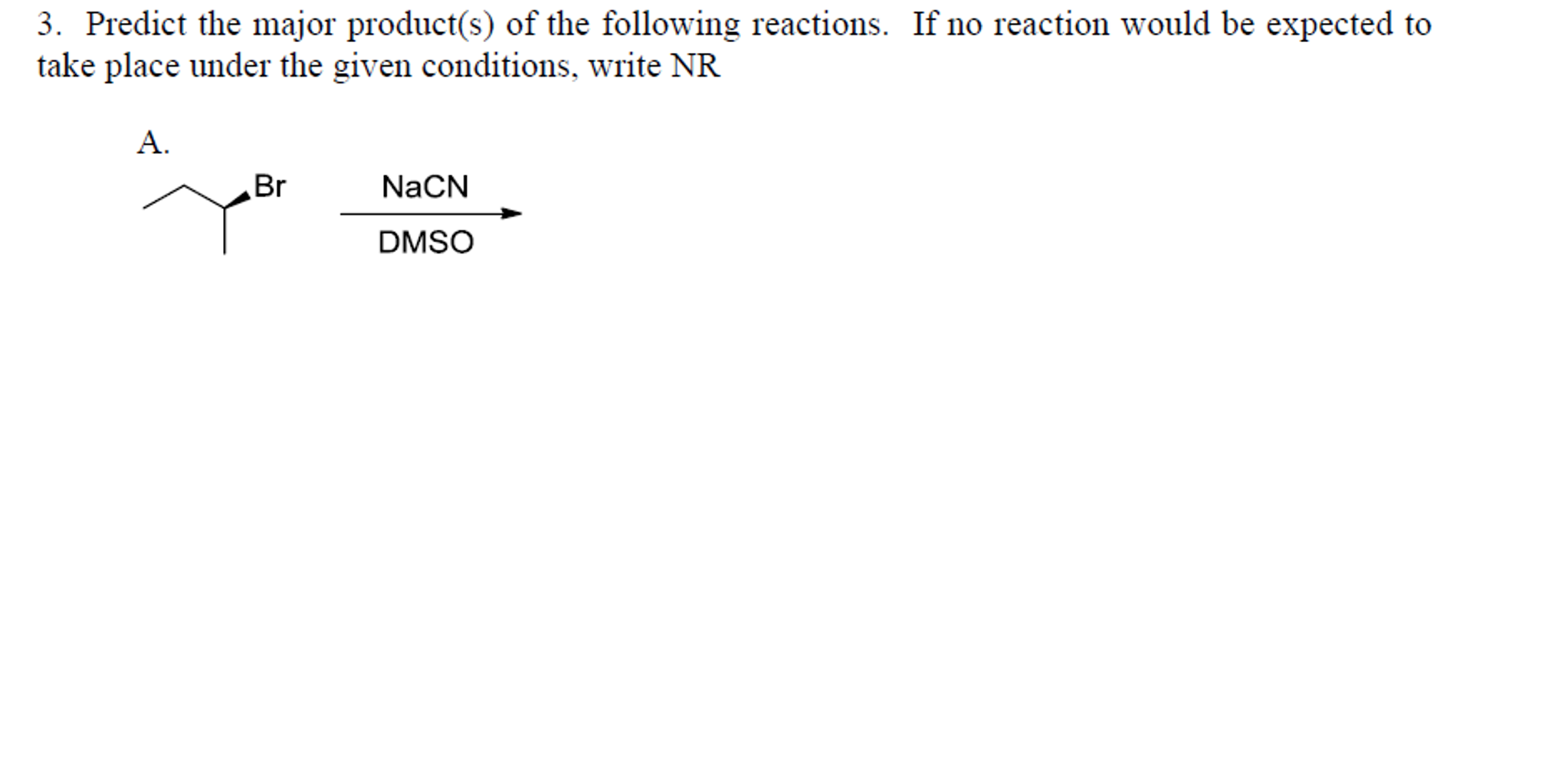 Solved Predict the major product(s) of the following | Chegg.com