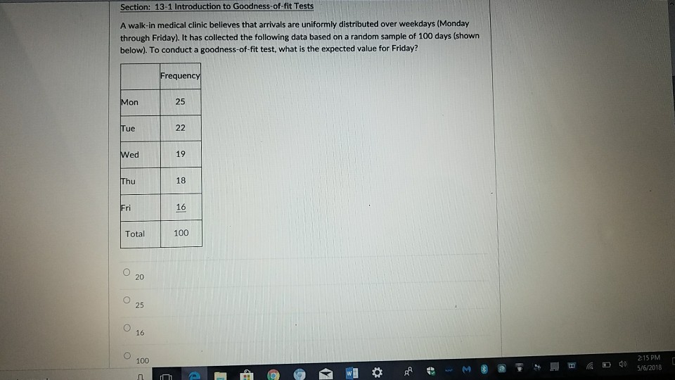 Solved Section: 13-1 Introduction to Goodness-of-fit Tests A | Chegg.com Solved Section: 13-1 Introduction to Goodness-of-fit Tests A | Chegg.com