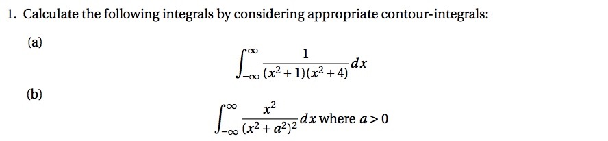 Solved Calculate the following integrals by considering | Chegg.com