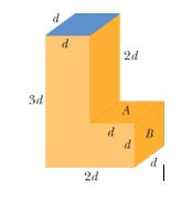 Solved The L-shaped fish tank is filled with water and is | Chegg.com