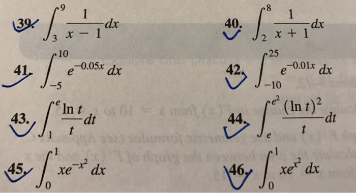 Solved Problems 15-2 are mixed some require integration by | Chegg.com