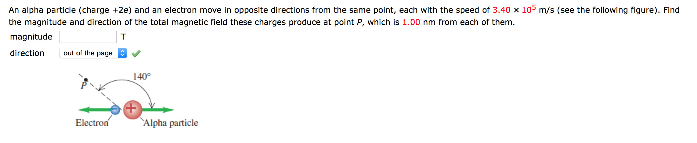 Solved: An Alpha Particle (charge + 2e) And An Electron Mo... | Chegg.com
