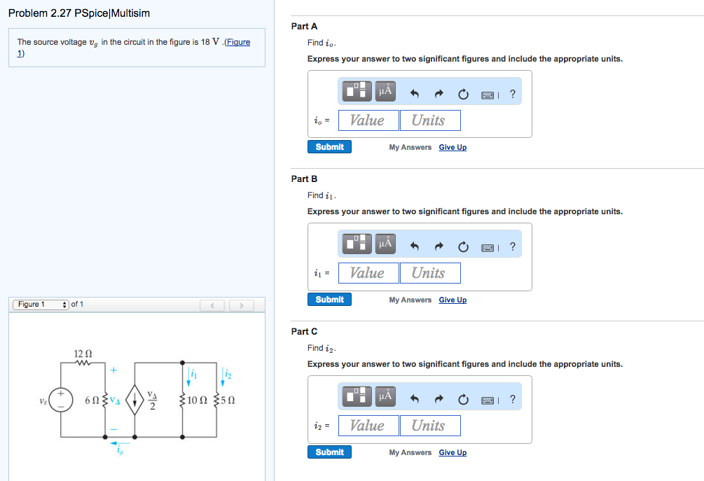 Solved The source voltage upsilon_g in the circuit in the | Chegg.com