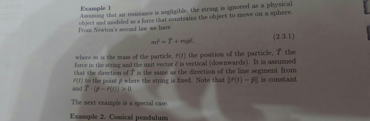 Example 1 Assuming that air resistance is negligible, | Chegg.com
