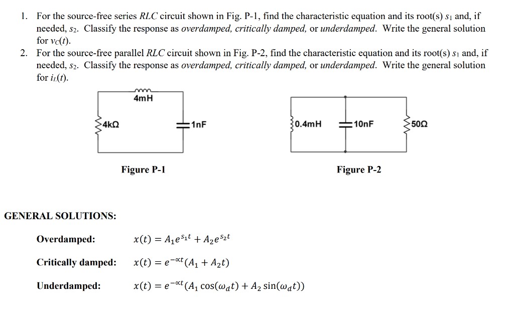 Solved Derive The Model Of The Parallel Rlc Circuit S - vrogue.co Solved Derive The Model Of The Parallel Rlc Circuit S - vrogue.co