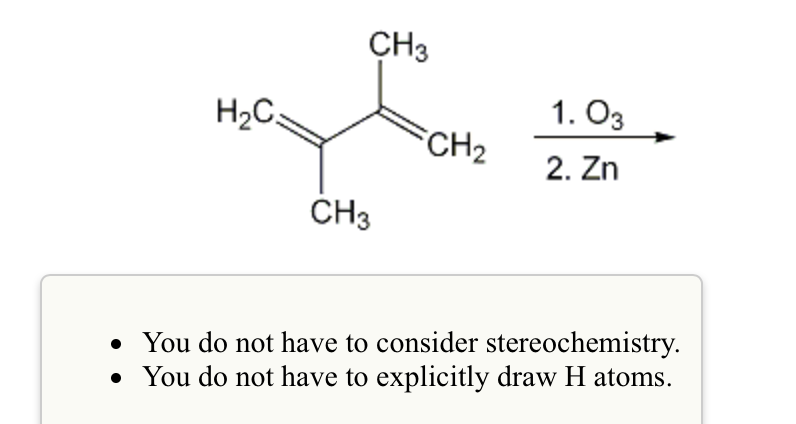 Solved Draw the organic product(s) you would expect from the | Chegg.com