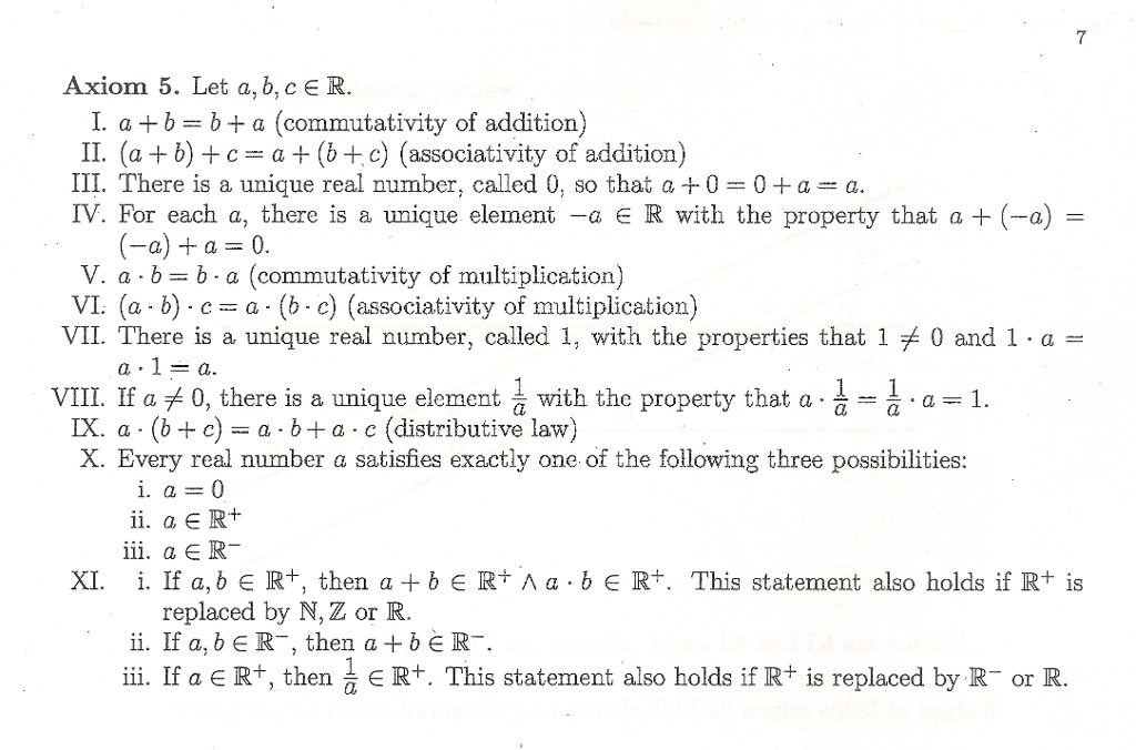 Solved Using statements from Axiom 5, prove the following in | Chegg.com