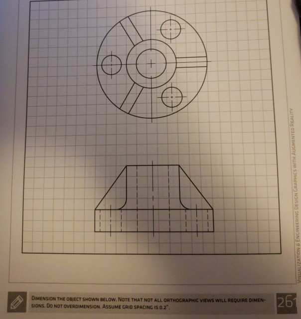 Solved Add dimensions to the orthographic images provided. | Chegg.com