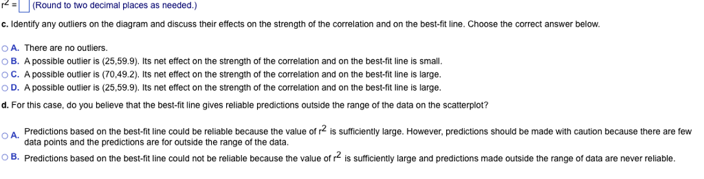 Solved Construct a scatterplot and, based on visual | Chegg.com