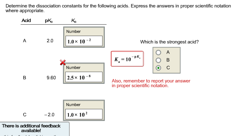 Solved Determine The Dissociation Constants For The