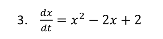 Solved dx dt | Chegg.com