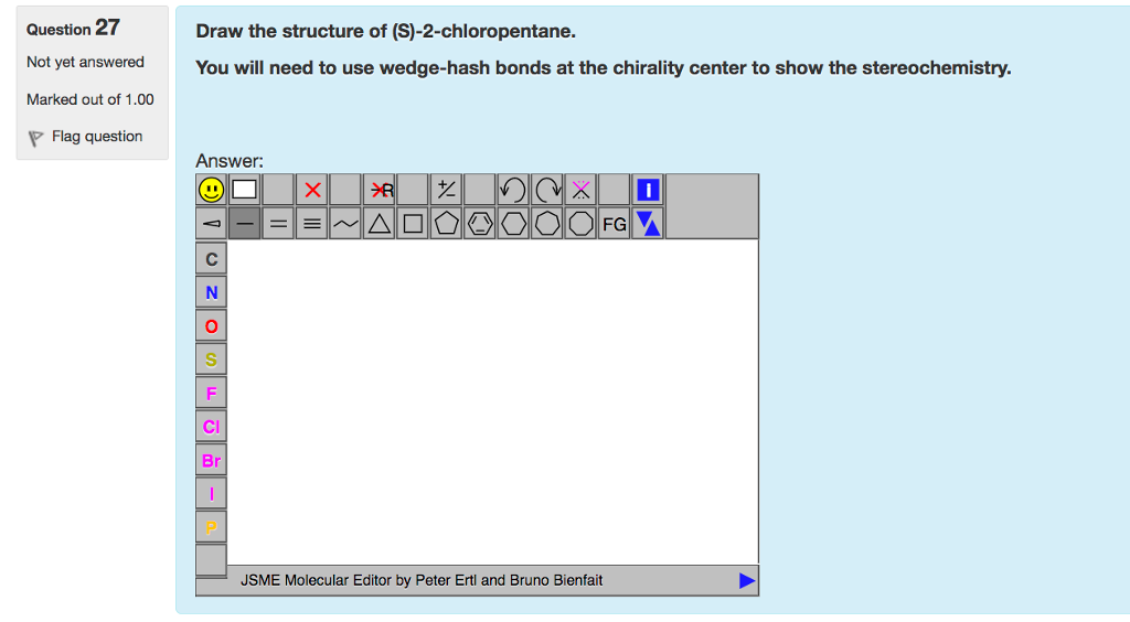 Solved Draw The Structure Of S 2 Chloropentane You Will