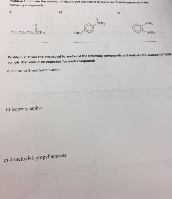 Solved Indicate the number of signals you can expect to see | Chegg.com