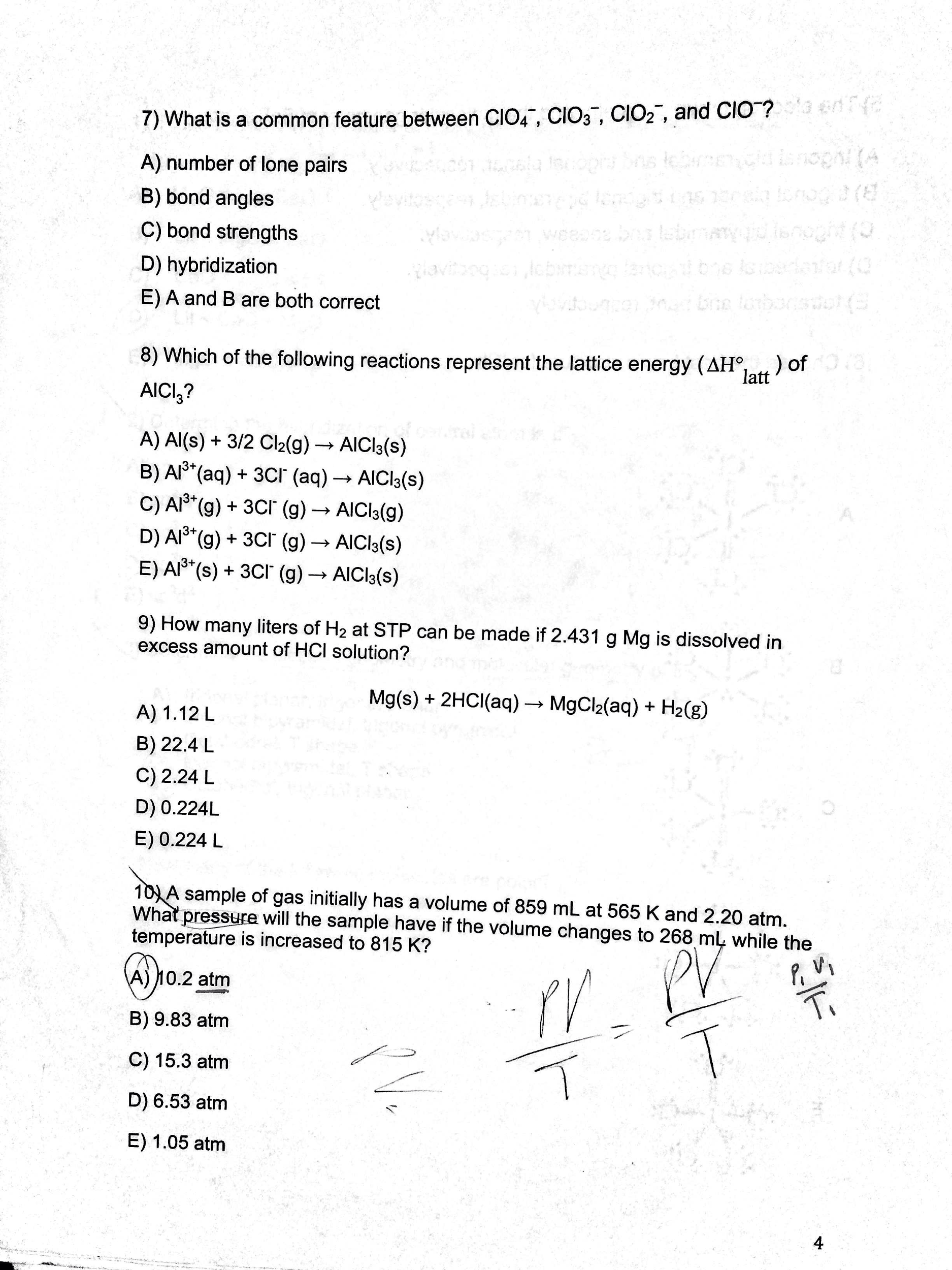 Solved 7) What is a common feature between clo4 clo3 CIO2 | Chegg.com