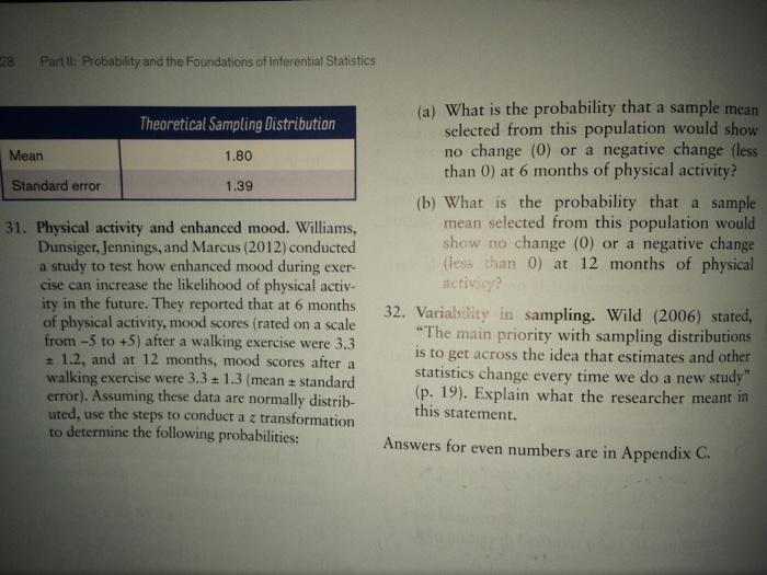 Solved 28 Part ll: Probability and the Foundations of | Chegg.com