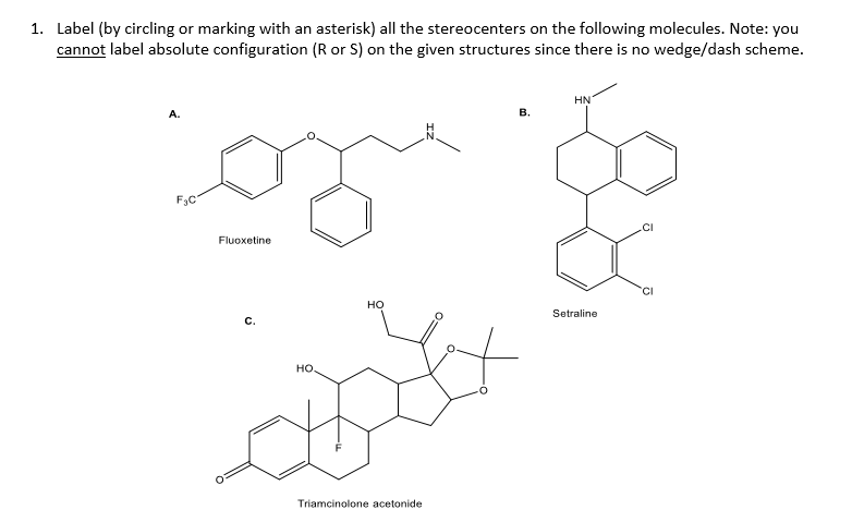 Solved Label (by circling or marking with an asterisk) all | Chegg.com