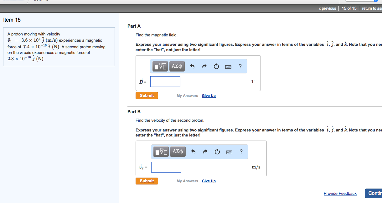 Solved A proton moving with velocity v_1 = 3.6 Times 10^4 j | Chegg.com