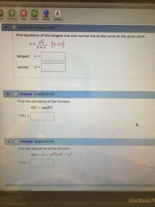 solved-find-equations-of-the-tangent-line-and-normal-line-to-chegg