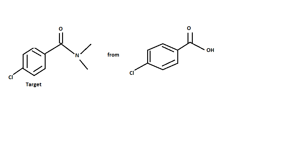 Solved Propose a synthesis of the target compound from the | Chegg.com