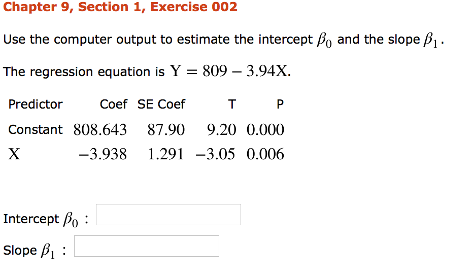 Solved Chapter 9, Section 1, Exercise 002 Use the computer | Chegg.com