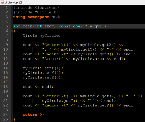 Solved Create A C Class Named Circle Which You Should