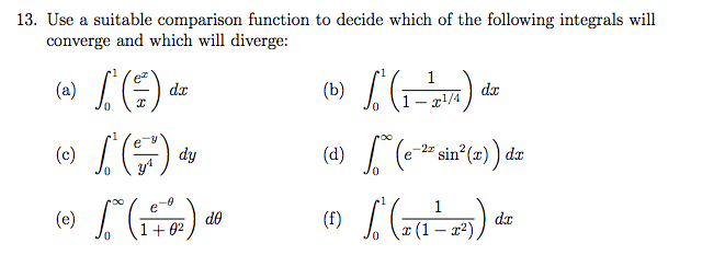 Solved Use a suitable comparison function to decide which of | Chegg.com