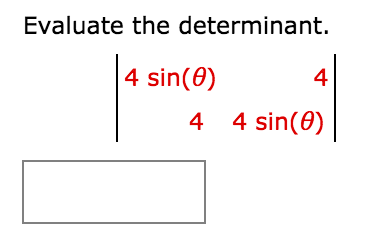 Solved Find the determinant of the elementary matrix. | Chegg.com