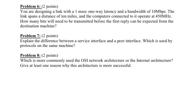 Solved Hi I need help for computer networking questions can | Chegg.com