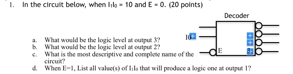 Solved 2. The timing diagram below shows when the inputs | Chegg.com
