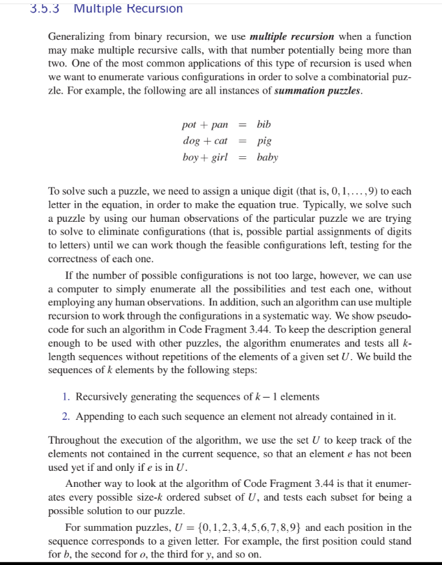 Solved Write A Program For Solving Summation Puzzles By